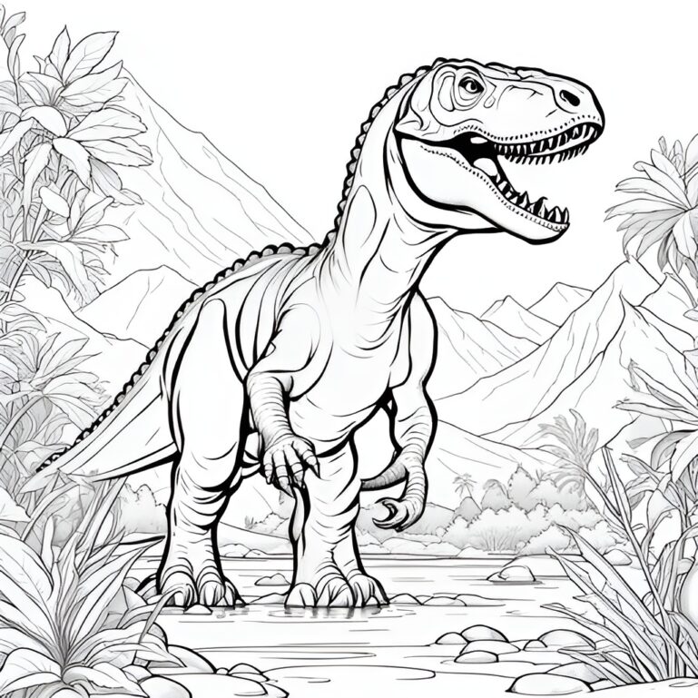 Prehistoric Animal coloring pages - Free printable coloring sheets